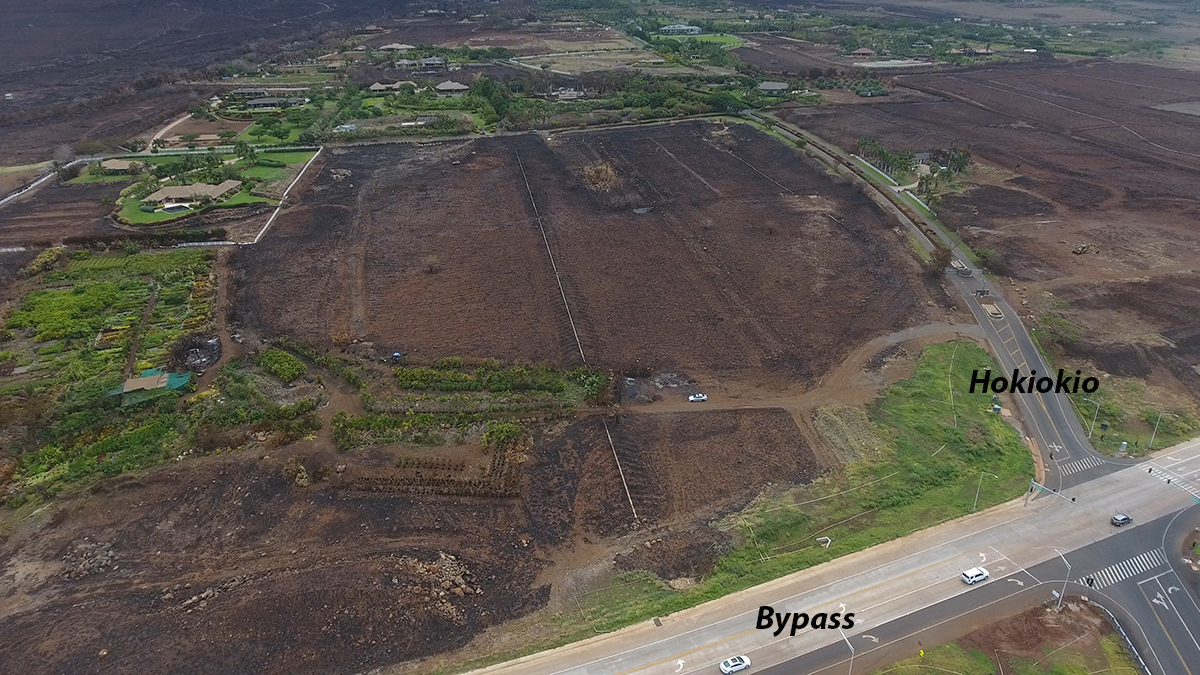 Hurricane Lane Fire Damage - Lahainaluna