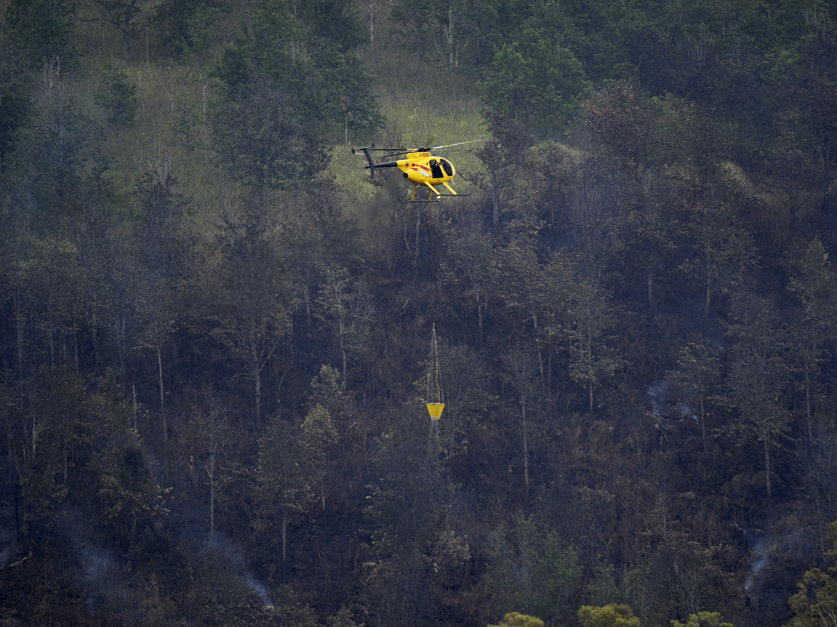 Hurricane Lane Fire Damage - Lahainaluna